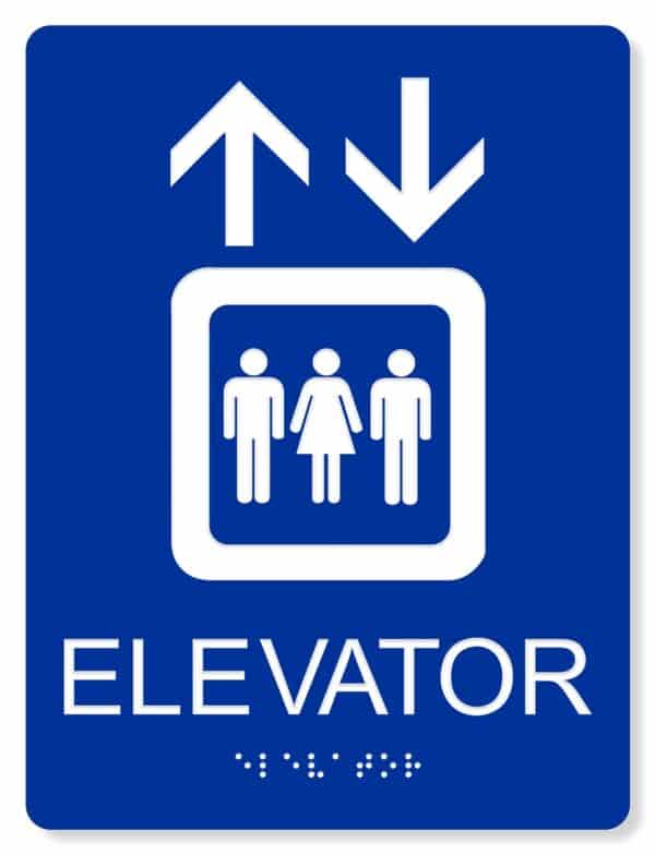 ADA Compliant Elevator Sign | Customization + Braille
