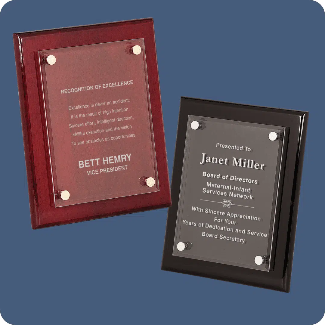 8x10 Floating Acrylic Plaque Award