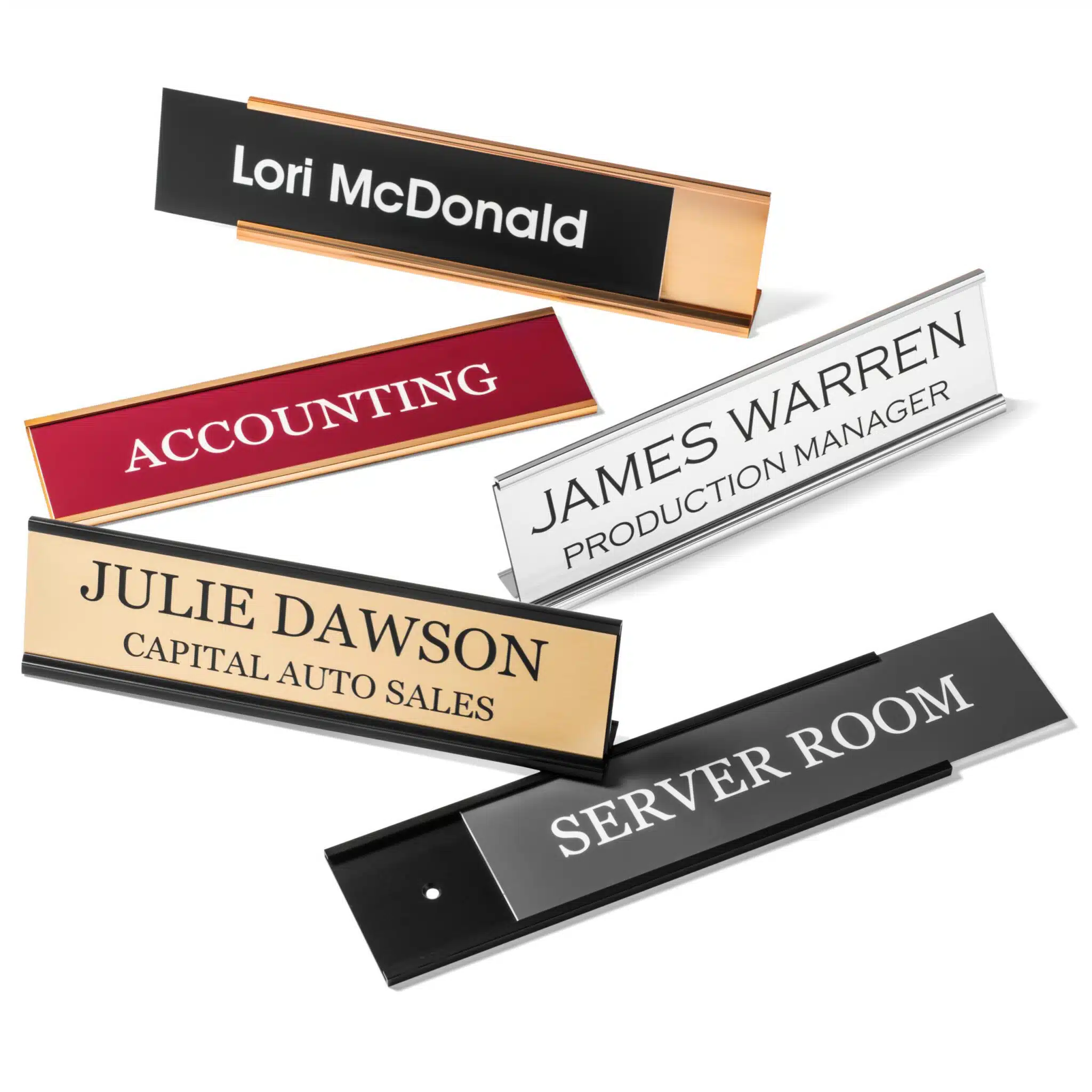 Wall Name Plate Holders | Wall Mount Name Plate Holder